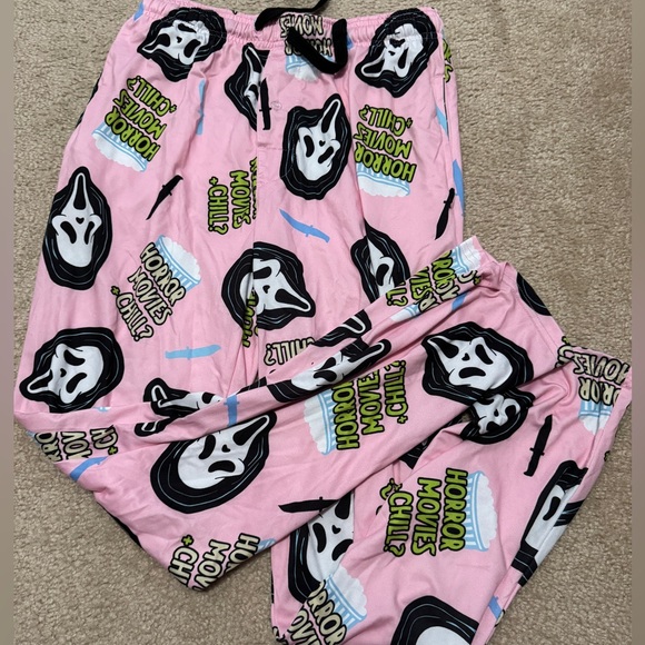 Bioworld | Intimates & Sleepwear | Ghostface Baby Pink Womens Pajamas ...